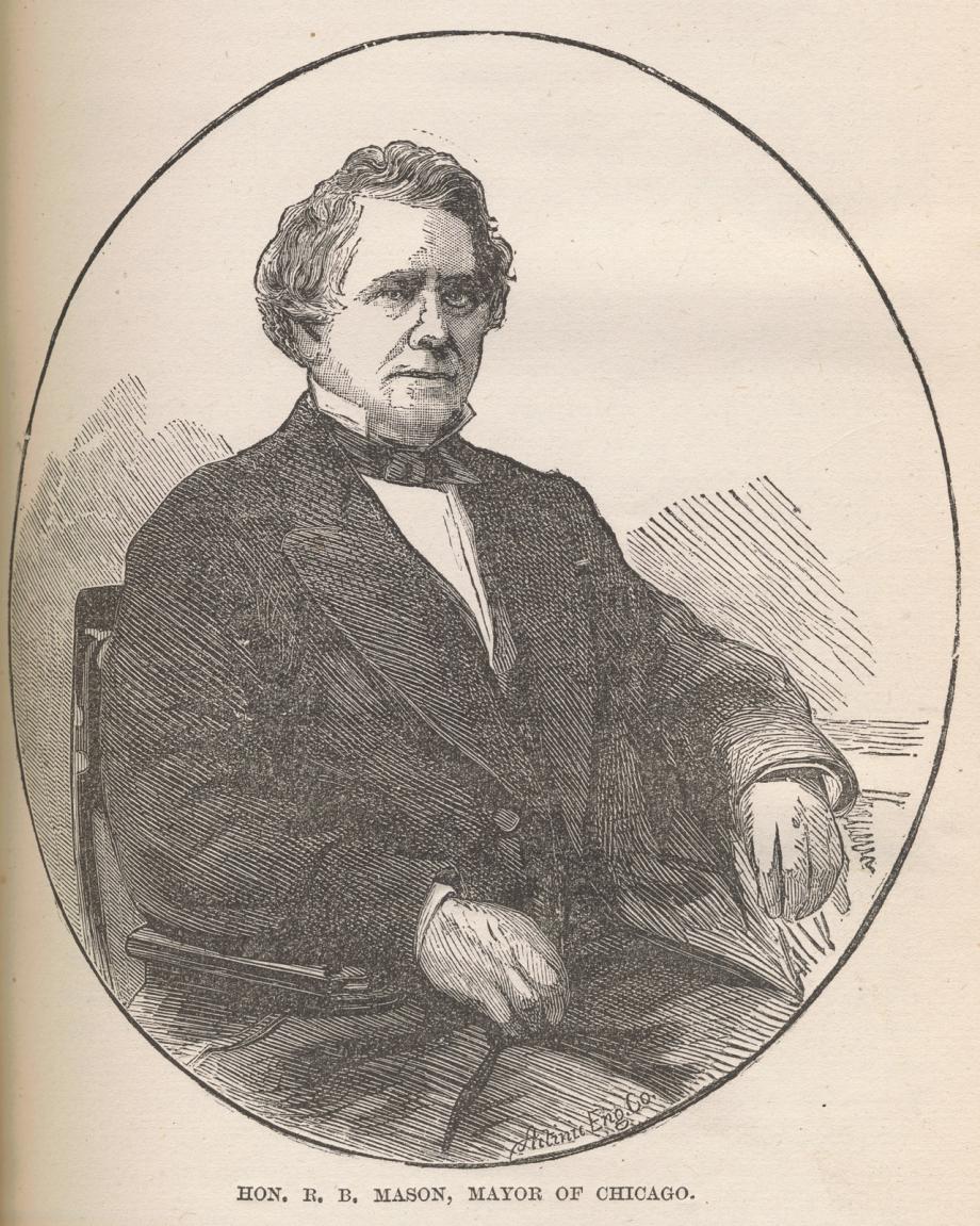 Roswell B. Mason; from Frank Luzerne, The Lost City!, 1872 (ichi-31917 ...